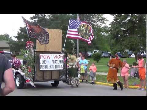 Furry Native American Girl In Dunkirk Parade Part 3