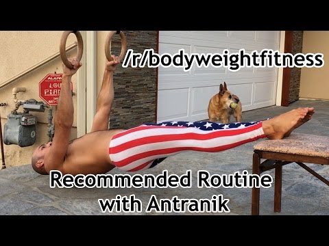Explanation of the /r/bodyweightfitness Recommended Routine by Antranik