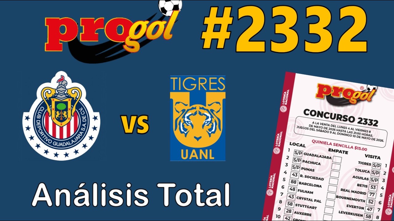 ✅😎🆗⚽👉 Progol #2332 Análisis con 7 Dobles -¡Vamos con todo!-✅😎🆗⚽👉