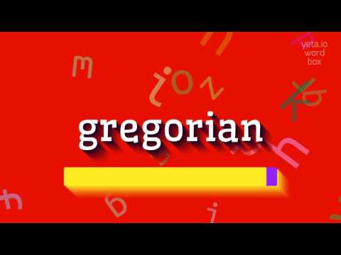 How to say "gregorian"! (High Quality Voices)