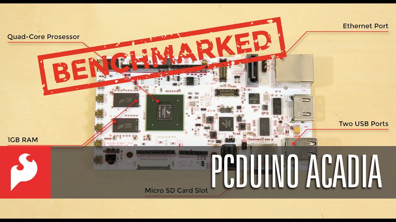 SparkFun Benchmark: pcDuino Acadia