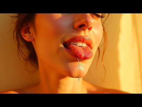 Hypnotic Beauty: Mesmerizing Female Faces in Thick Flowing Liquids