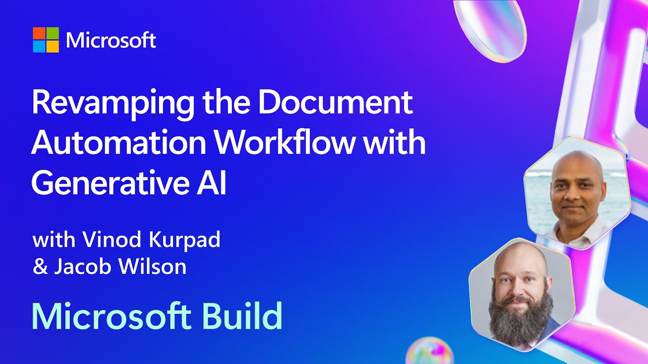 Revamping the Document Automation Workflow with Generative AI | BRK109