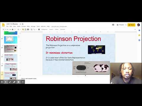 Unit 1 In Review 10 Robinson Projection