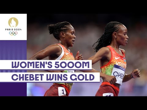 Beatrice Chebet is Victorious! π°πͺ | Women's 5,000m | #Paris2024 highlights