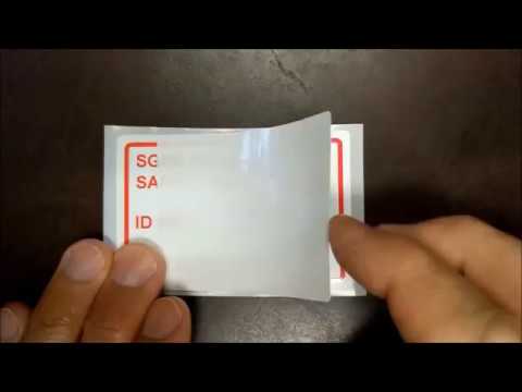 Tab U Seal Calibration Label