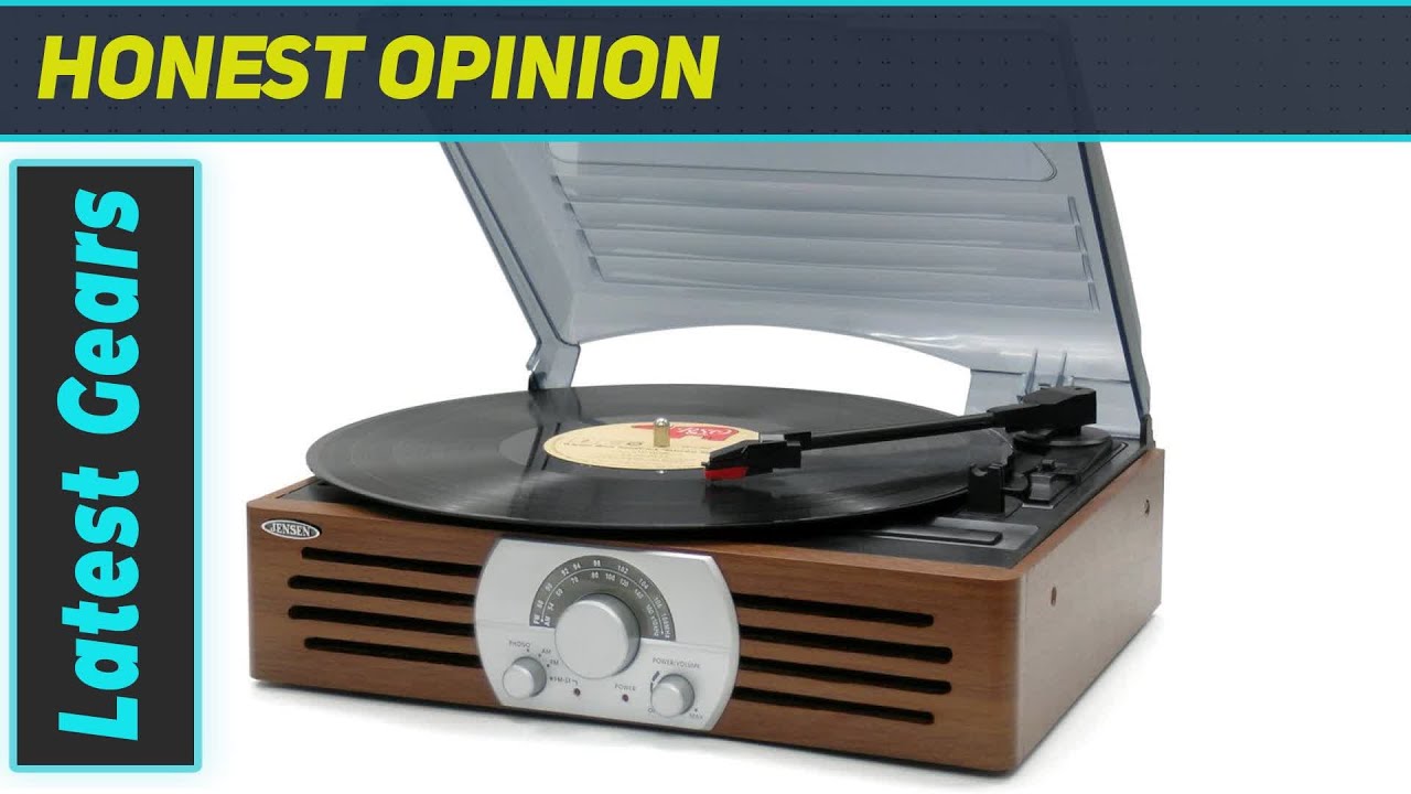 Exploring the Jensen JTA-222 3-Speed Turntable - Vintage Elegance with Modern Features