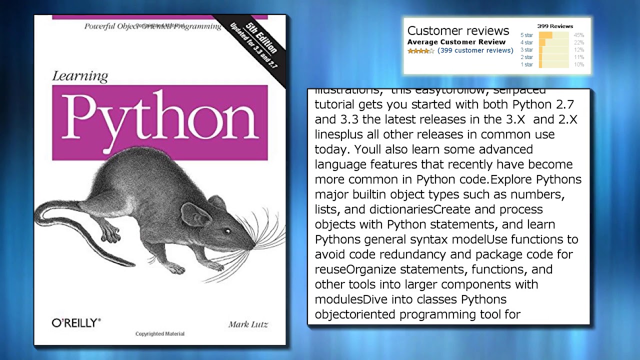 Learning Python, 5th Edition