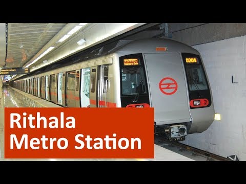 Rithala Metro Station - Nearest Metro Station to Metro Walk Mall & Metro Walk Amusement Park