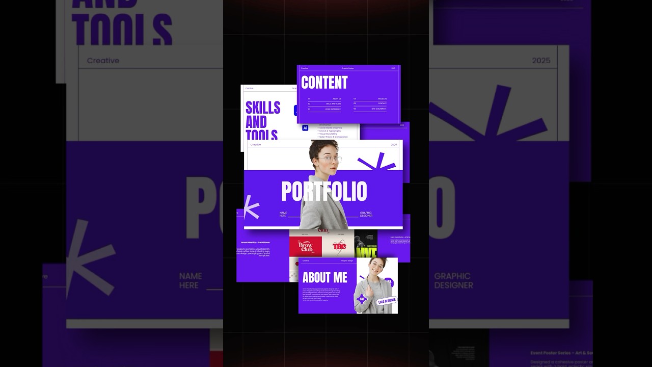 Graphic design portfolio!! 🔥🔥😍