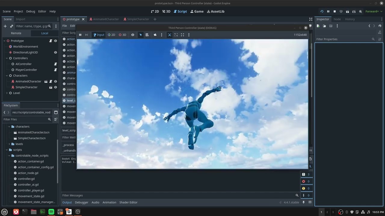 Godot: Character Controller Preview