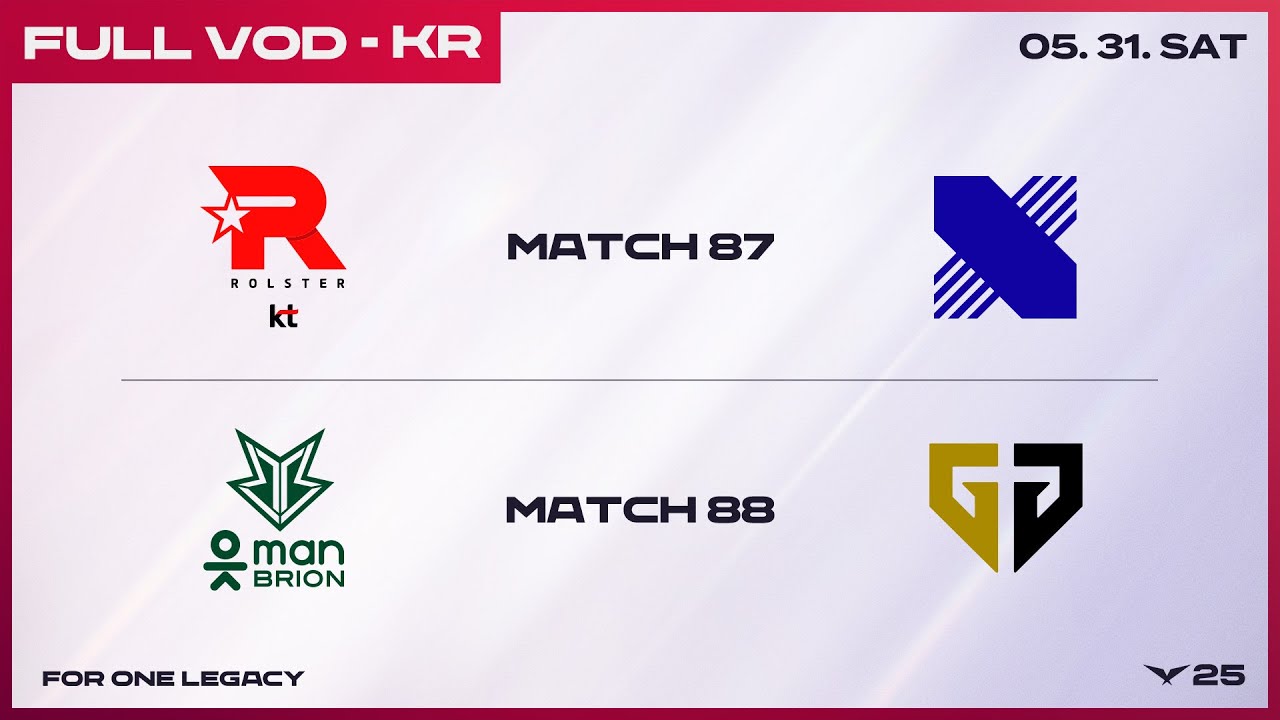 [電競] 2025 LCK Regular Season W9D4 - 看板LoL - PTT網頁版