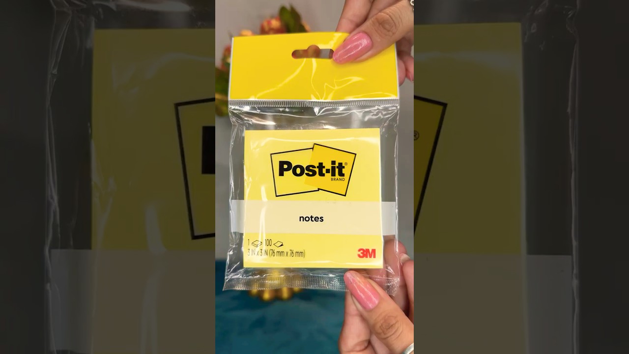 Post It 3M Sticky Notes #unboxing #postit #blinkit #shorts