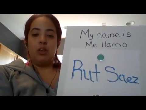 Me llamo, My name is