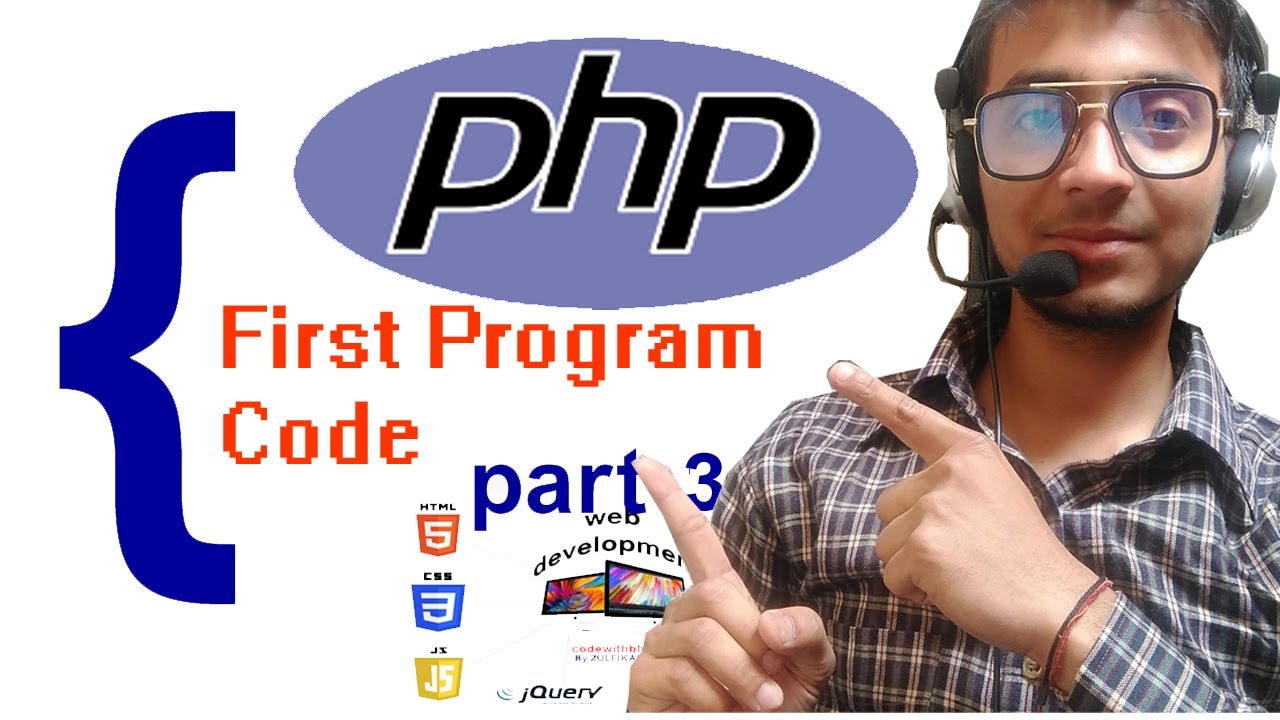 php_code-3 || first program of php || in hindi || full php tutorials by codewithbhai zulfikar