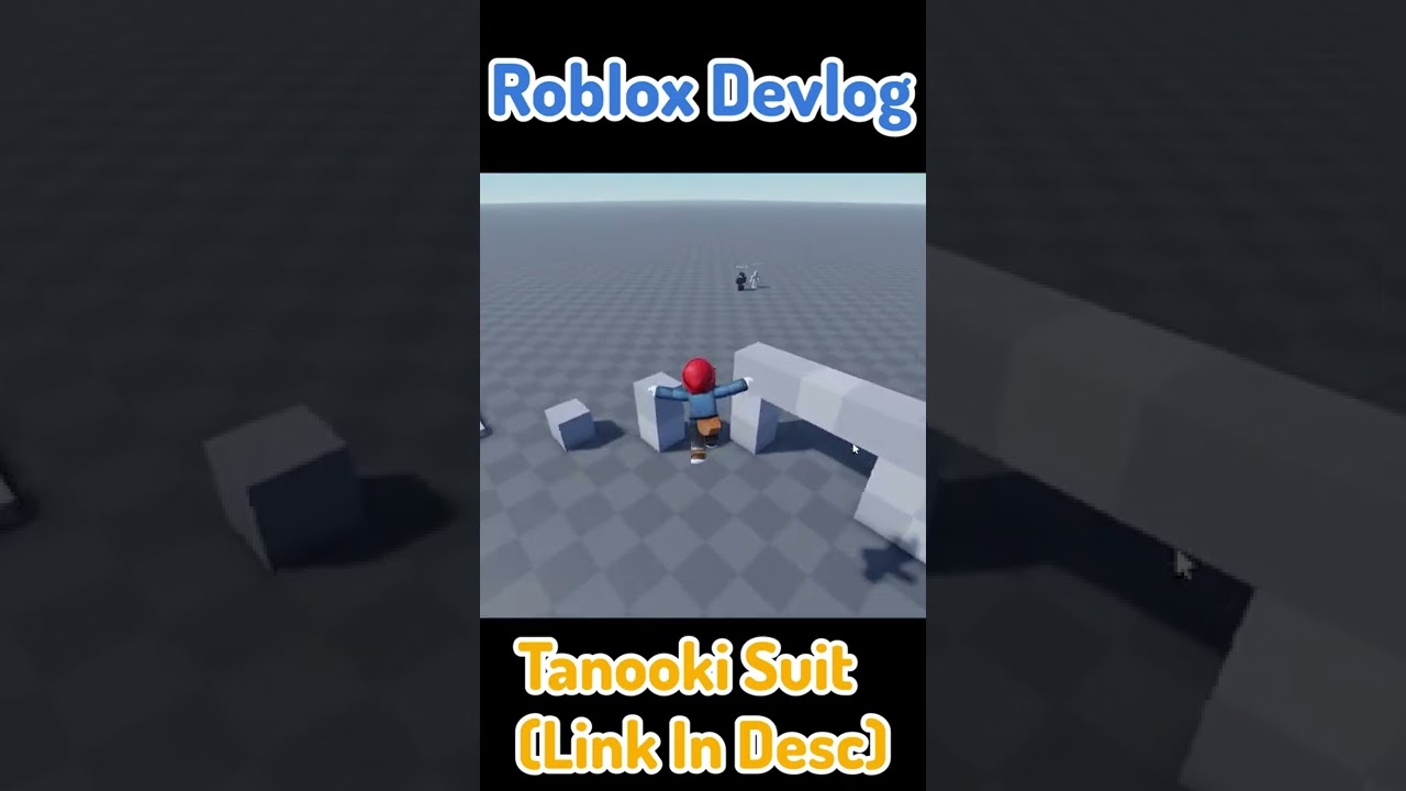 I made a Tanooki Suit in Roblox! #shorts