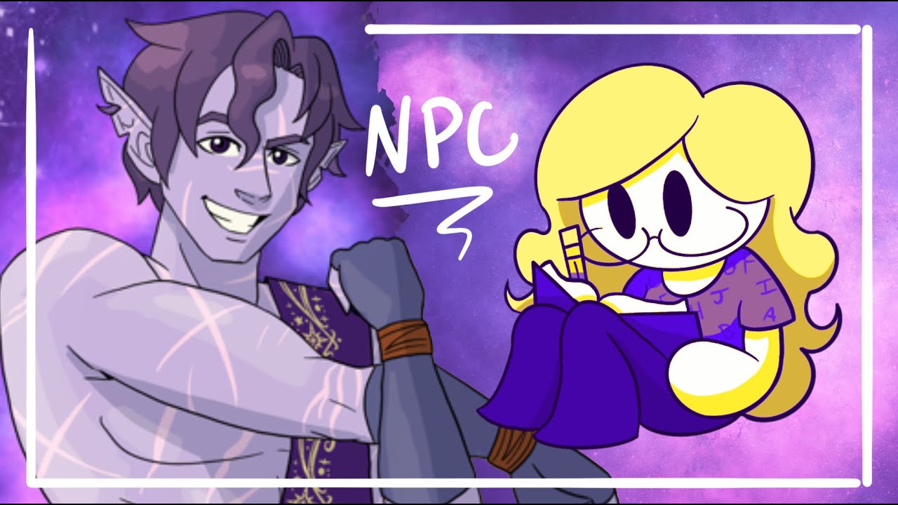 Drow Monk of the Stars - DnD NPC Timelapse drawing