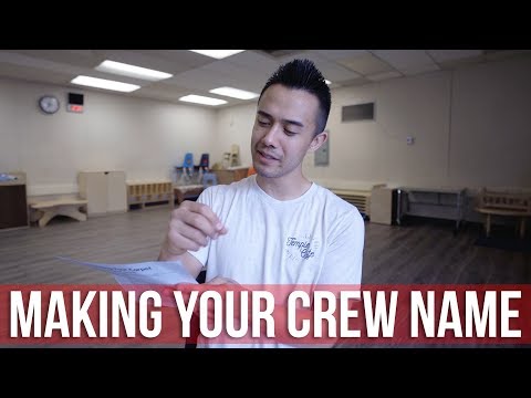 Making A Crew Name