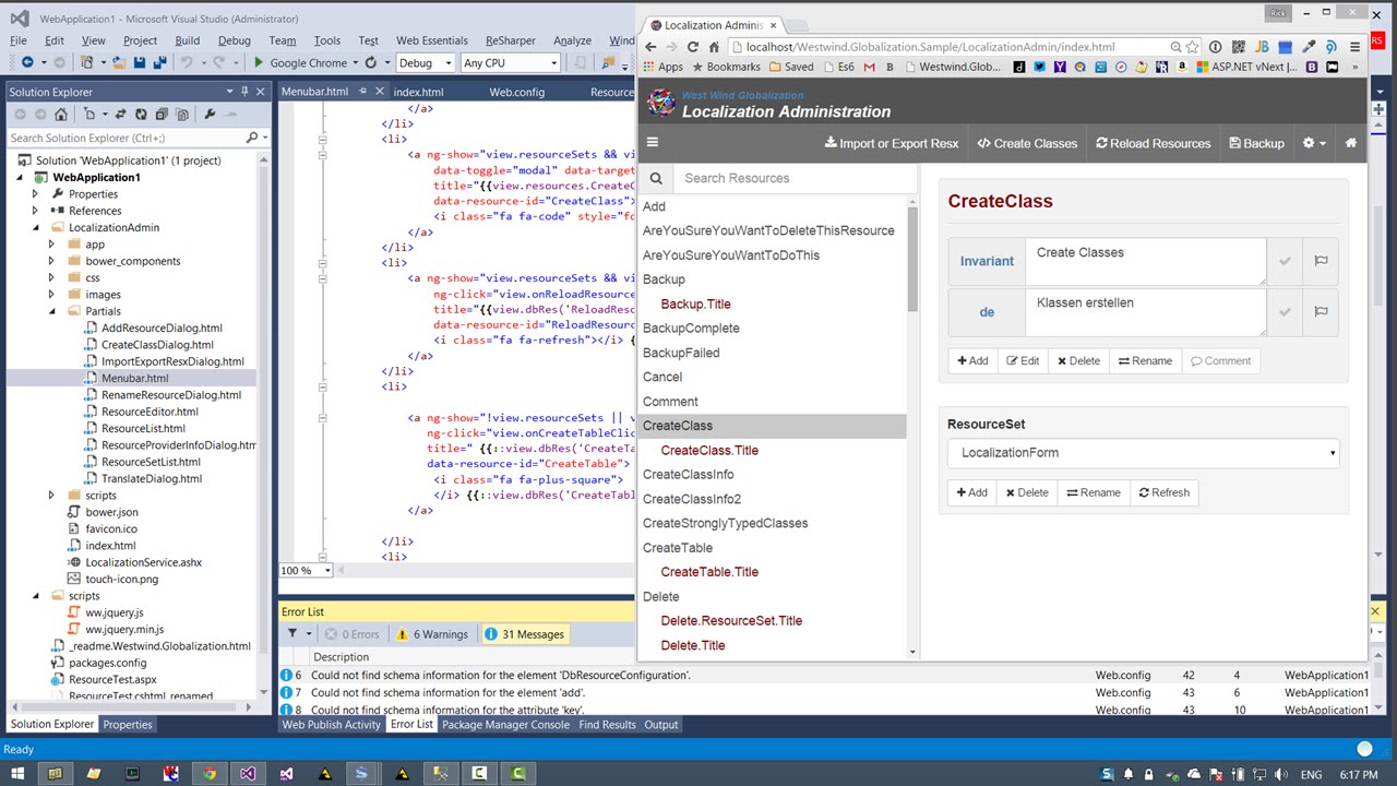 Westwind.Globalization 2.0 Getting Started Guide