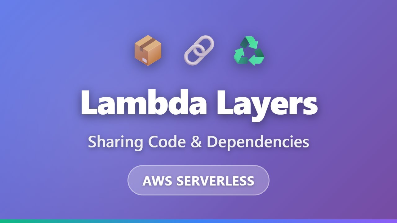 Lambda Layers: Sharing Code and Dependencies in AWS Serverless