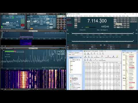 A Quick listen on 40m & 80m Ham Bands and 41m Broadcast Band