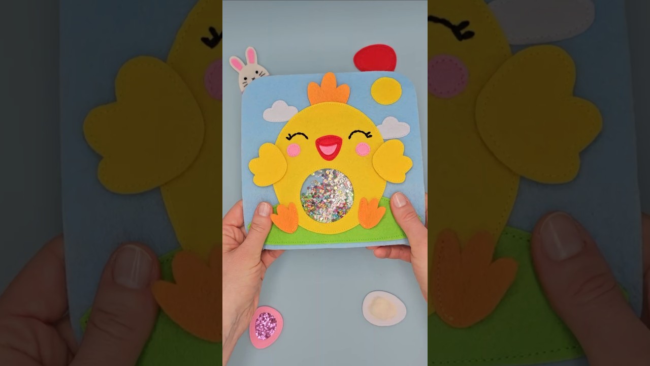 Easter Chick Quiet Book Page – Step-by-Step Guide & Pattern!