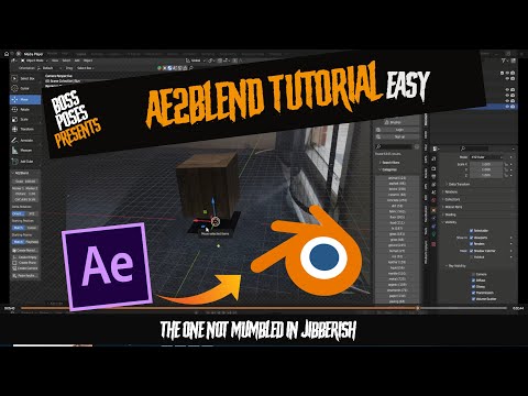 ULTIMATE AE2BLEND TUTORIAL : AFTER EFFECTS TO BLENDER EASY!