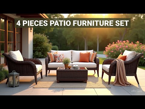 Best 4 Piece Patio Furniture Set for Every Budget