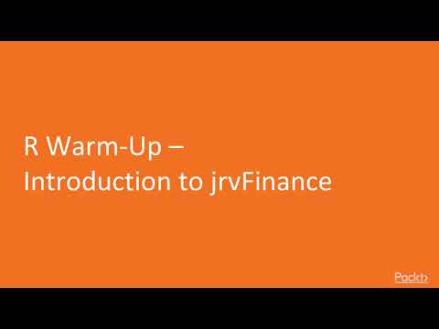 Learn Quantitative Finance with R R Warm Up – Introduction to jrvFinance | packtpub com - Mind ...