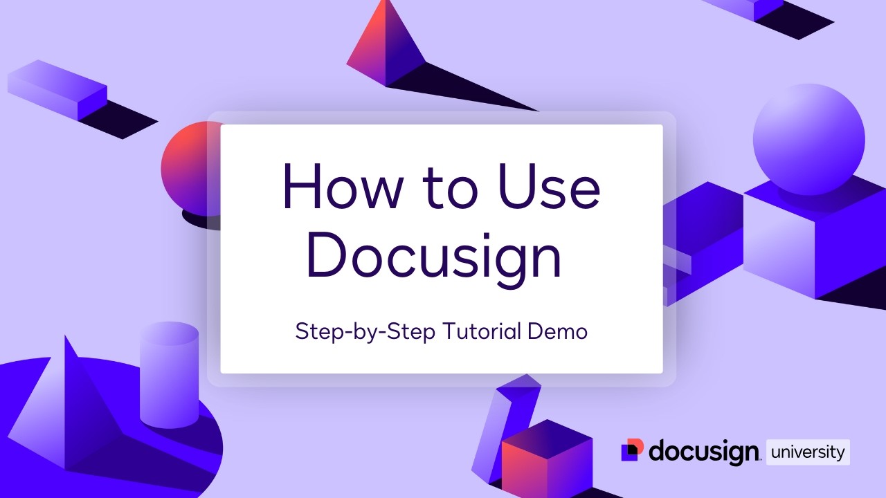 How to Use Docusign: Step-by-Step Tutorial Demo