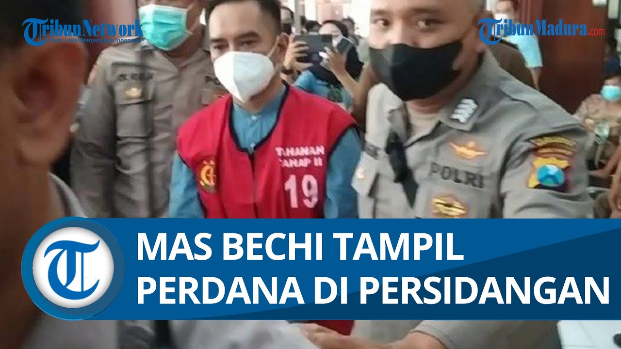 Penampakan Mas Bechi saat Tampil Perdana di Sidang Kasus Pencabulan ...