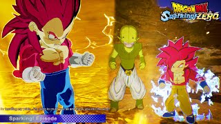Daima Mini Vegeta Goes Super Saiyan 4 vs SSJ4 Mini Goku at DRAGON BALL ...