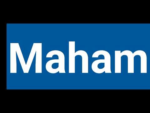 How To Pronounce maham | Pronounce maham | Pronunciation Of maham