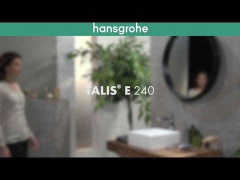hansgrohe Washbasin mixers: Talis E, Single lever basin mixer 240 ...