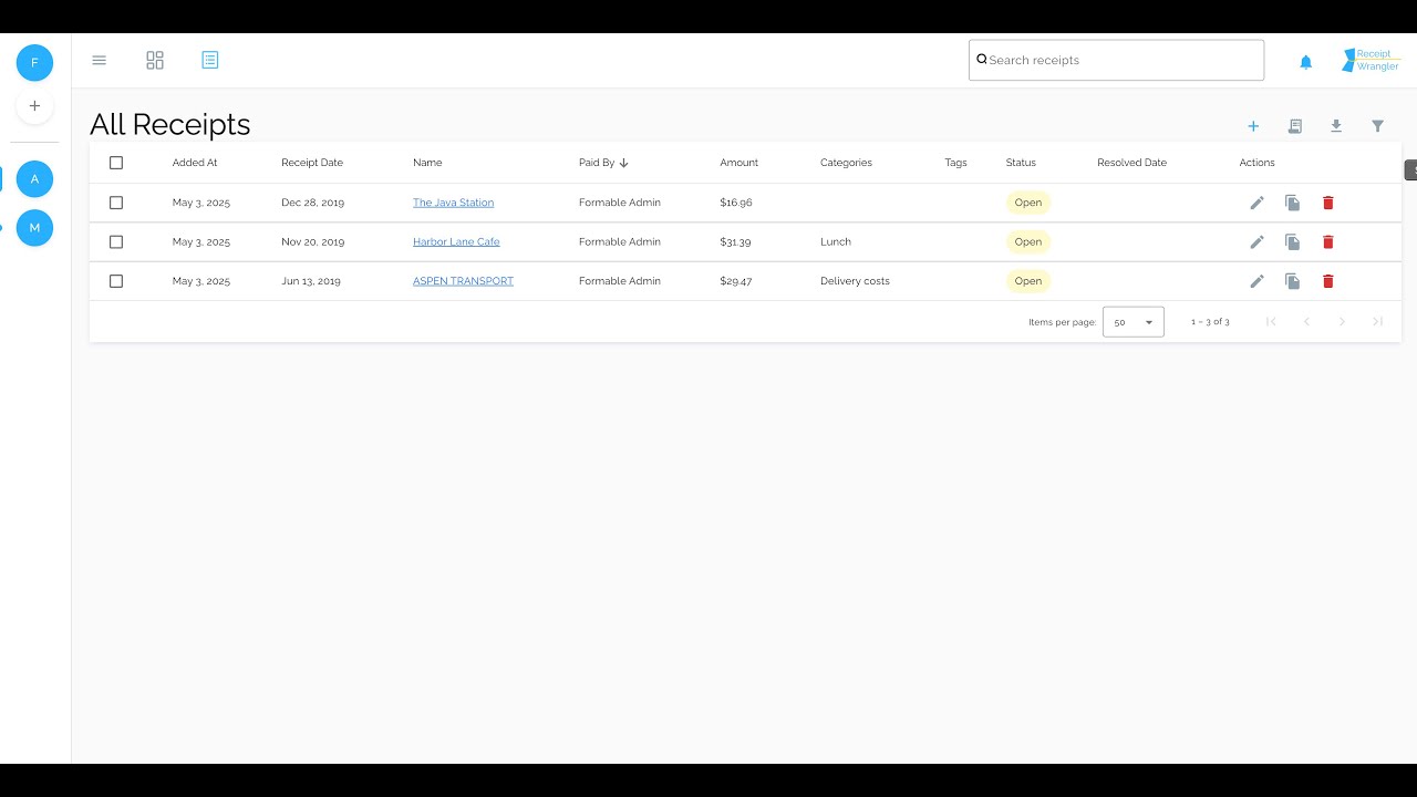 Never Lose a Tax Receipt Again! AI-Powered Receipt Wrangler for Business Owners that self host