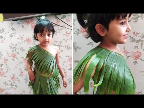 leaf dress|| made by banana's leaf