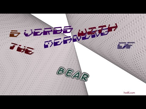 bear - 8 verbs synonym of bear (sentence examples)