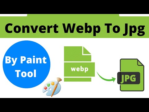 Convert Webp Images To Jpg Images Using Ms Paint Tool || Webp To Jpg Converter Online