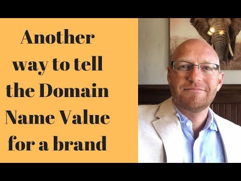 Domain name values - another quick way to determine your ROI