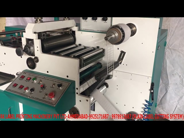 Plain Rotary Label Die Cutting Machine - Semi Rotary Die Cutting ...