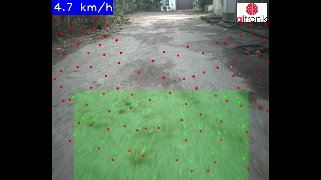 Velocity estimation using a Monocular Visual Odometry algorithm