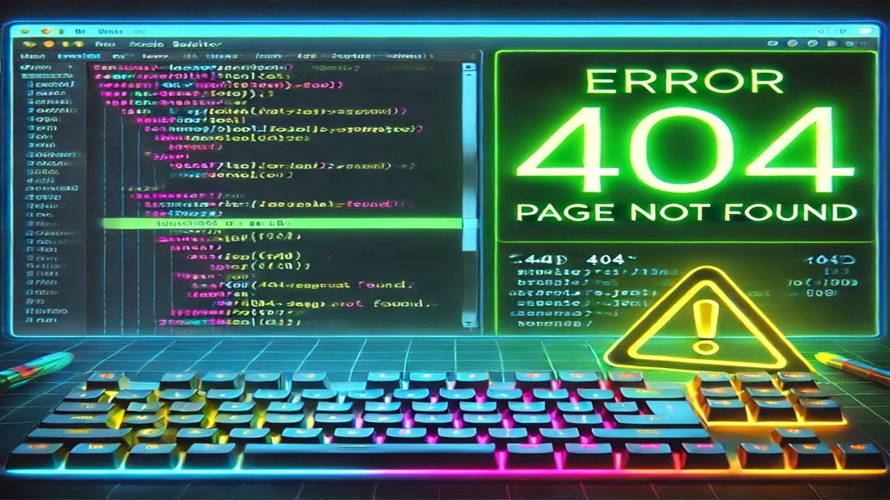 ASMR Coding - Error 404 Effect - No talking