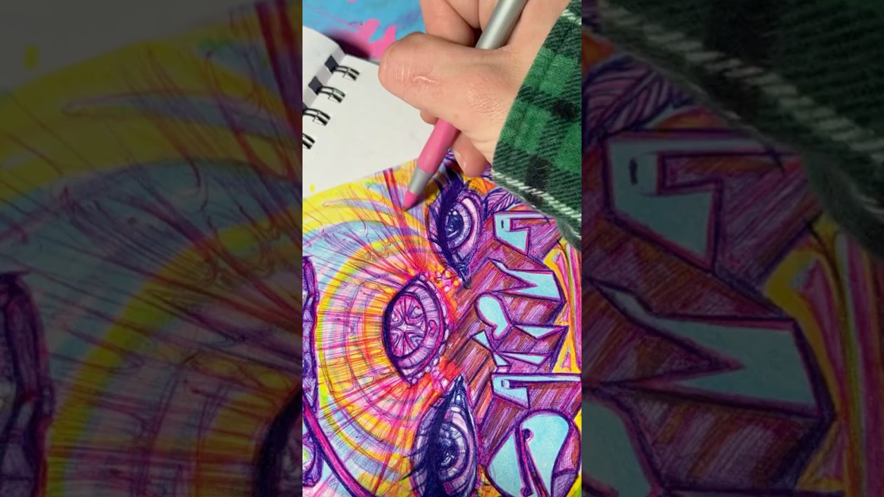 Sativa  Cannabis  Artwork  Pen  Marker #fyp #shorts #art #shortsart #fypシ゚viral