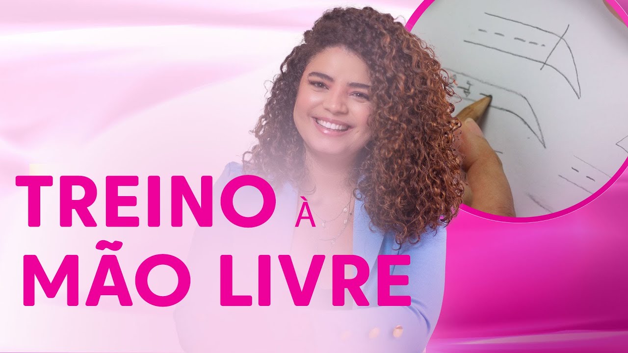 Como treinar a MÃO LIVRE? Passo a passo para DESIGN DE SOBRANCELHAS