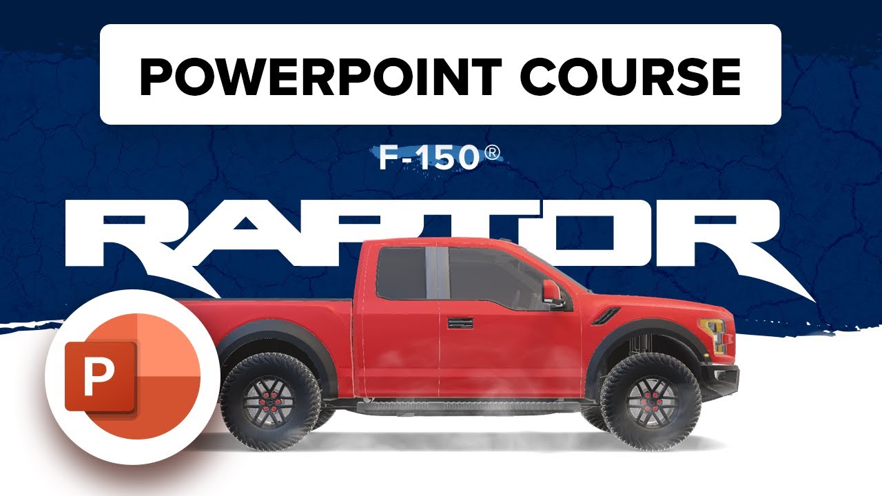 PowerPoint Tutorial: Creating a 3D Animation of a Ford Raptor #powerpoint  #ppt #creative #animation