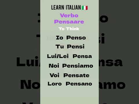 Italian Verb | Simple way of Learning Italian | Learn Italian Easy Way #learningitalian
