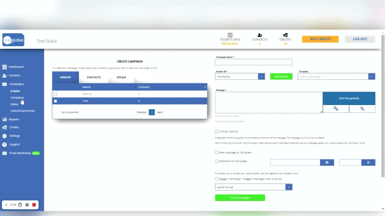 Text Global   SMS Platform   SMS Platform Overview