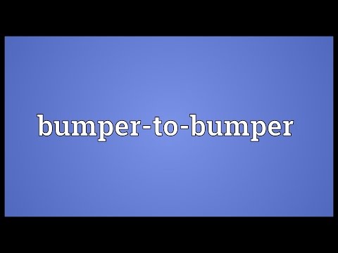 Bumper-to-bumper Meaning