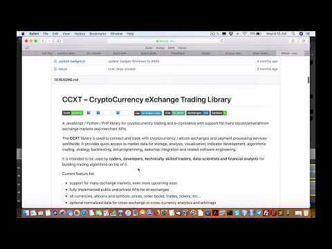 CCXT Python package wrapper best to stay on top of Bitcoin crypto currency exchanges