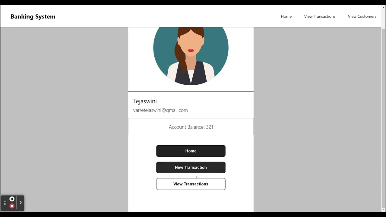 #TASK1 Basic-Banking-System